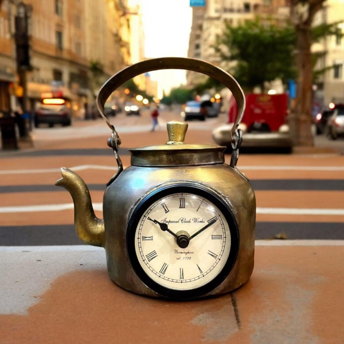 Vintage Kettle Clock 2 — Khojcrafts